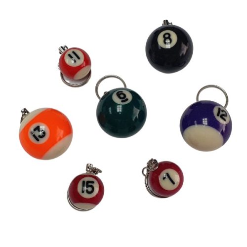 Numbered Ball Keyring - United King